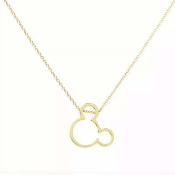 Jewelry | Mickey Mouse Gold Necklace | Poshmark